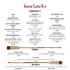 Menu | Island Lake Inn